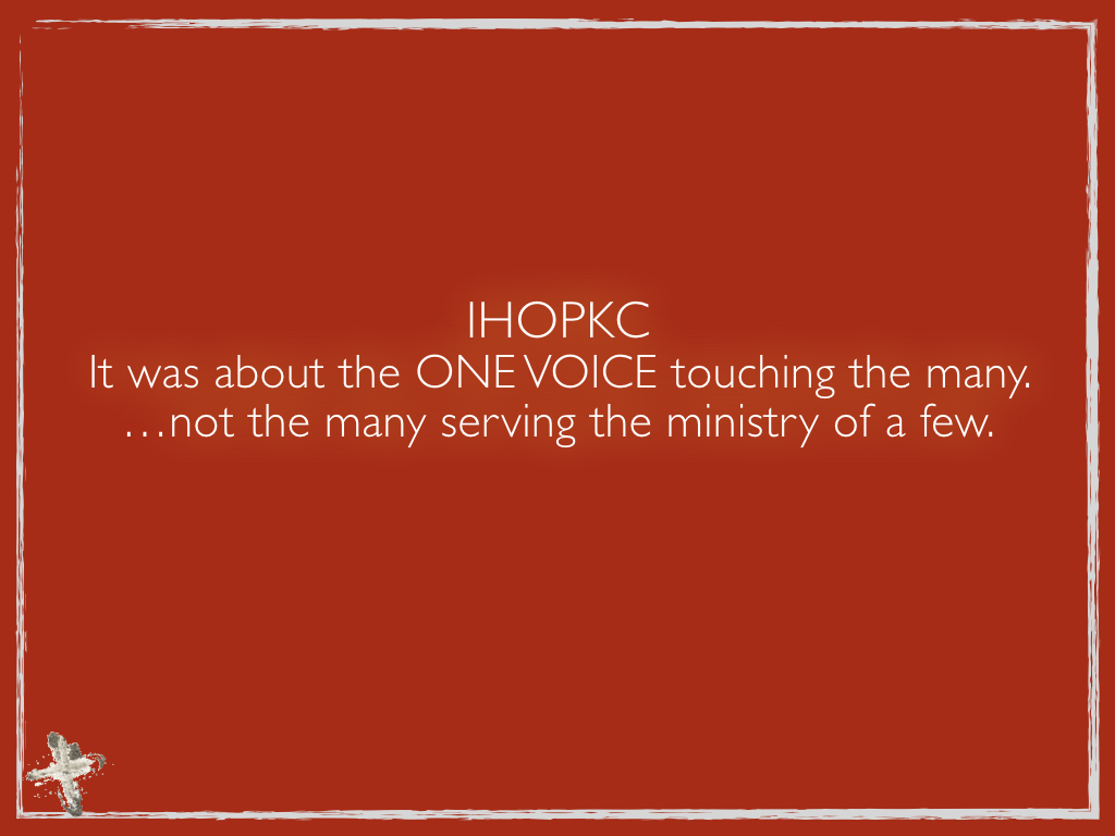 IHOPKC: It Was Always the Voice | SPIRIT WORD & CROSS